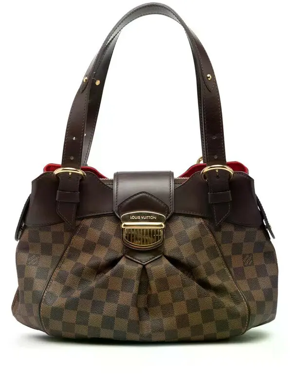 LOUIS VUITTON 2009 Damier Ebene Sistina Pm