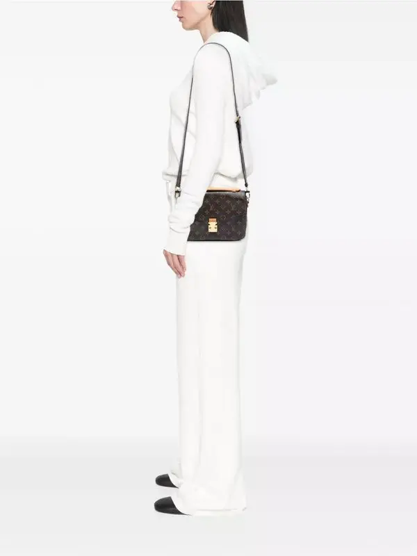 LOUIS VUITTON 2018 Monogram Pochette Metis Satchel - Brown