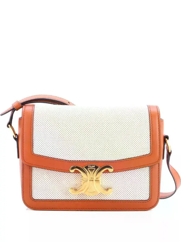 Celine Triomphe Teen Shoulder Bag - Brown