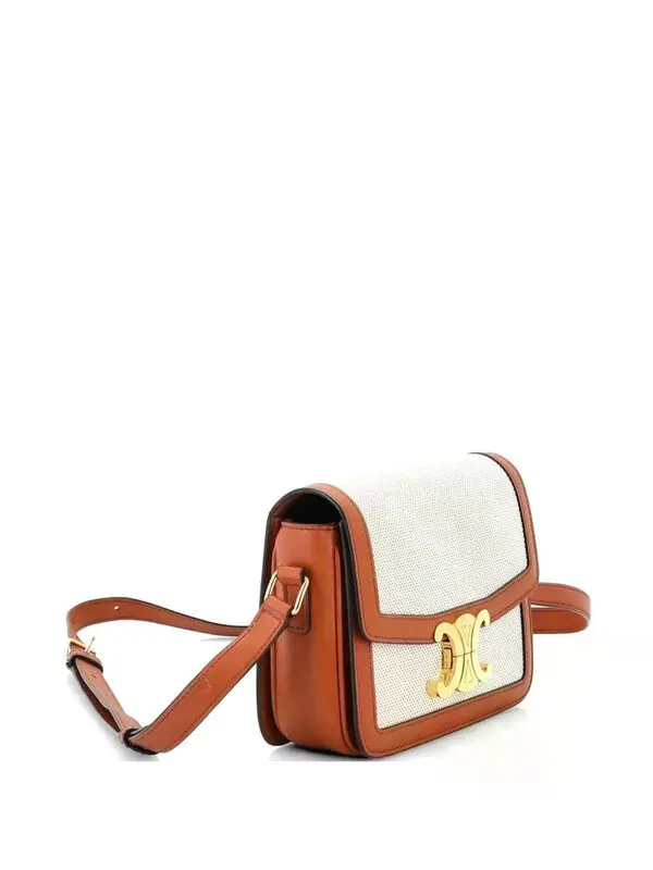 Celine Triomphe Teen Crossbody Bag - Neutrals