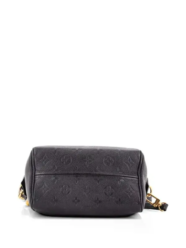 LOUIS VUITTON Speedy Bandouliere Nm 20 Satchel Monogram Empreinte Leather - Black