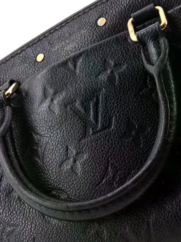 LOUIS VUITTON Speedy Bandouliere Nm 20 Satchel Monogram Empreinte Leather - Black