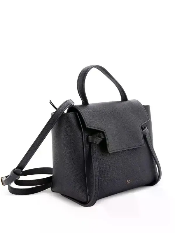 Celine Belt Bag Textured Leather Nano - Black