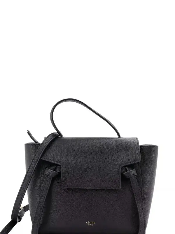 Celine Belt Bag Textured Leather Nano - Black