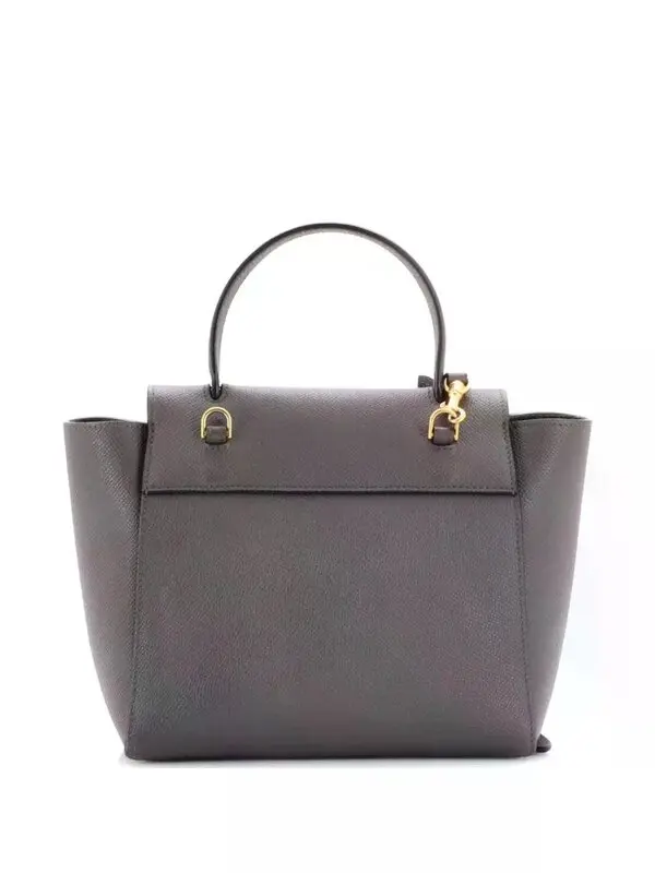 Celine Belt Bag Nano Textured Leather Shoulder Bag - Grey
