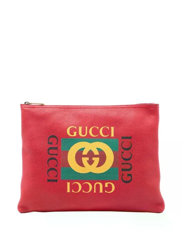 Gucci Medium Leather Portfolio Clutch