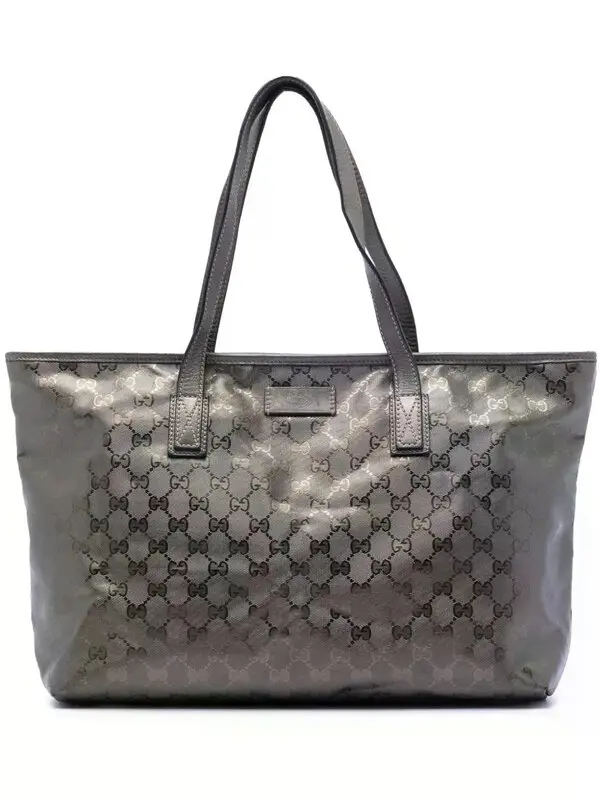 Gucci Gg Imprime Tote Bag - Brown