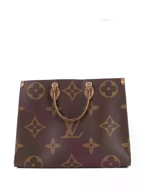 LOUIS VUITTON Onthego Reverse Monogram Giant Gm Tote Bag - Brown