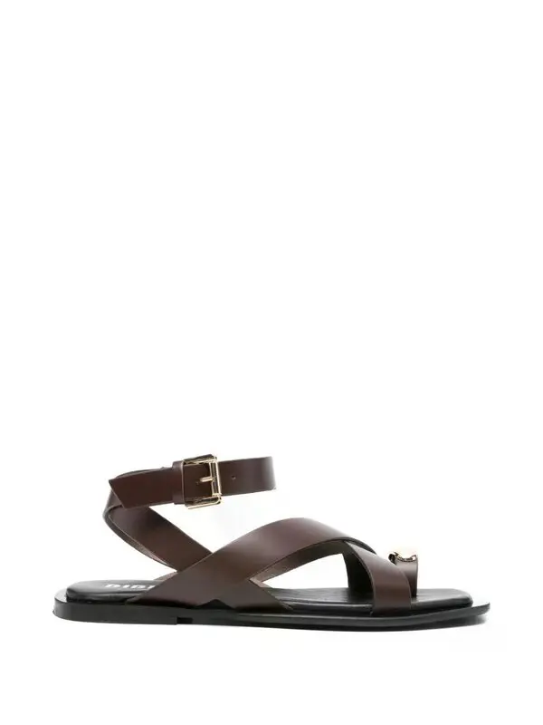 BIBI LOU Flat Buckle Strap Sandals
