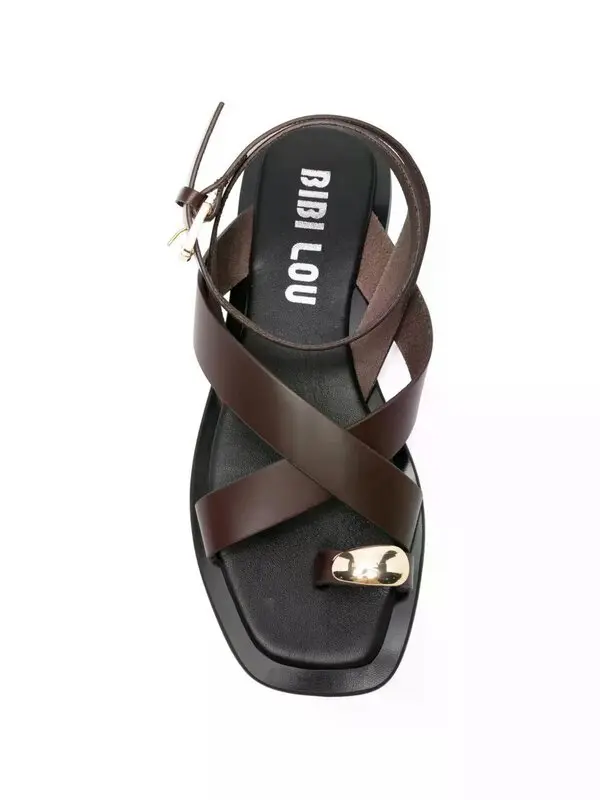 BIBI LOU Flat Buckle Strap Sandals