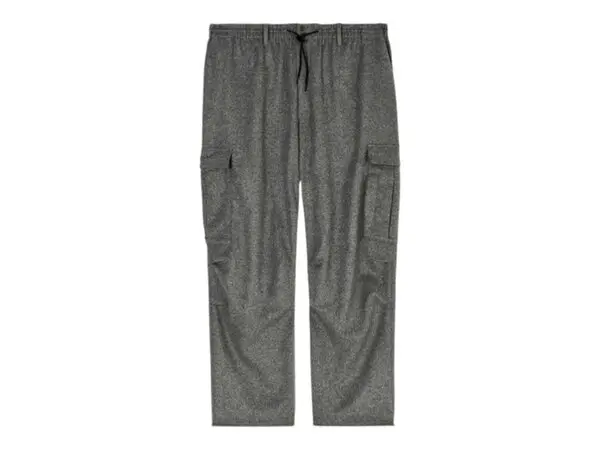 Adidas X Y3 Classic Wool Flannel Cargo Pants - Grey