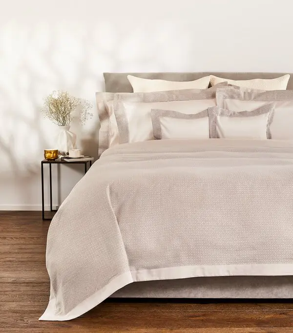 CELSO DE LEMOS Avalon Oxford Pillowcase - Neutral