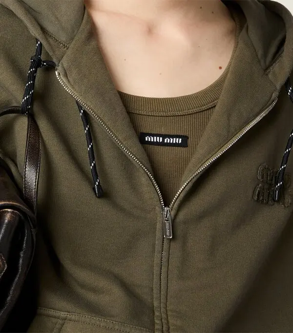 Miu Miu Jersey Tank Top