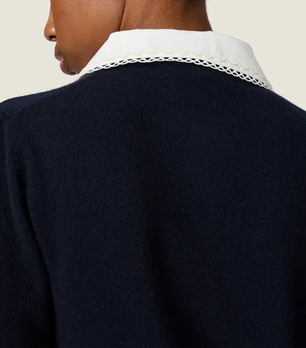 Miu Miu Cashmere Cardigan With Logo