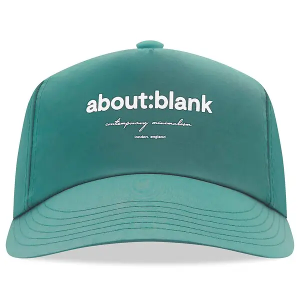 ABOUT:BLANK Box Logo Cap - Epsom Green/ecru