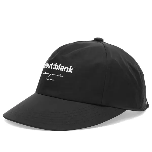 ABOUT:BLANK Box Logo Cap - Black/ecru