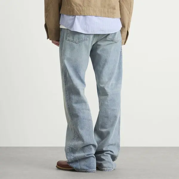 Rhude Relaxed Traxedo Denim Jeans