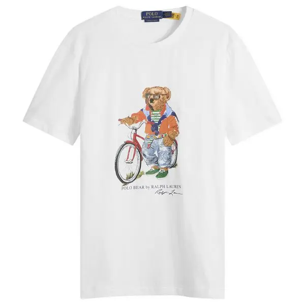 Polo Ralph Lauren Summer Bear T-shirt - White- Summer Bear