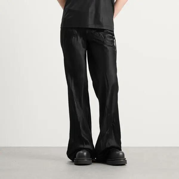 Rick Owens Wide-leg Trousers - Black