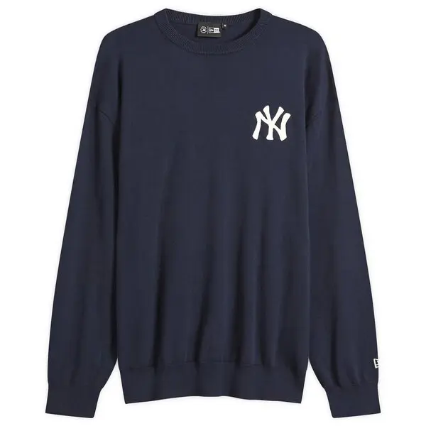 New Era Mlb New York Yankees Crewneck Jumper - Navy