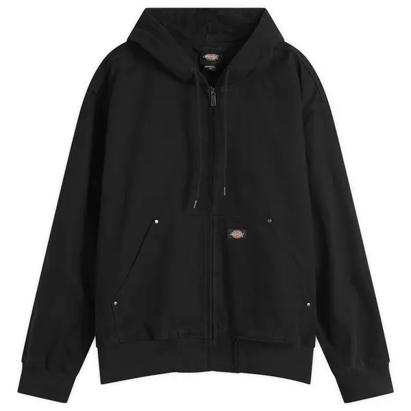 Dickies Unlined Canvas Hooded Bomber Jacket