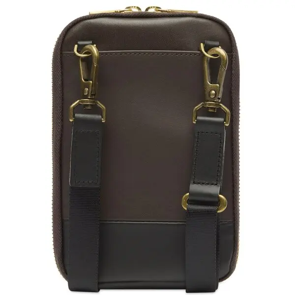 MASTER-PIECE CO Gloss Leather Shoulder Bag - Brown