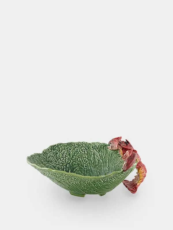 BORDALLO PINHEIRO Salad Bowl Cabbage With Lobster - Green