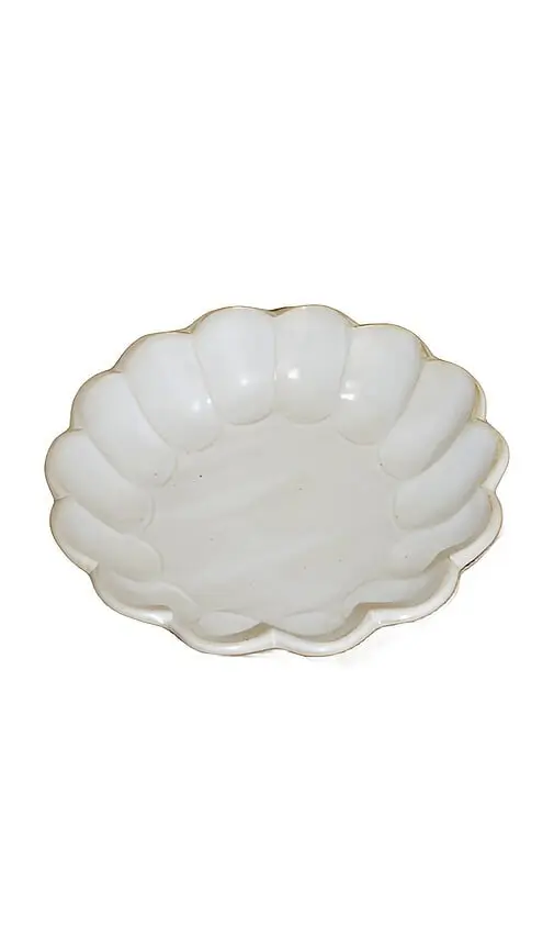 HUEGAH HOME Amara Serveware Pasta Bowl - White