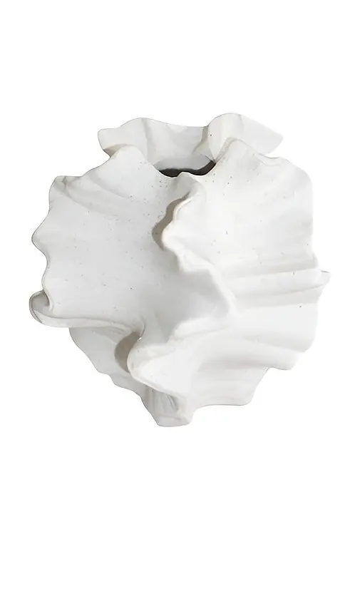 HUEGAH HOME Gjeli Vase - White