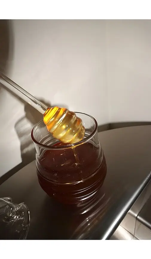 HUEGAH HOME Miel Honey Pot & Dipper