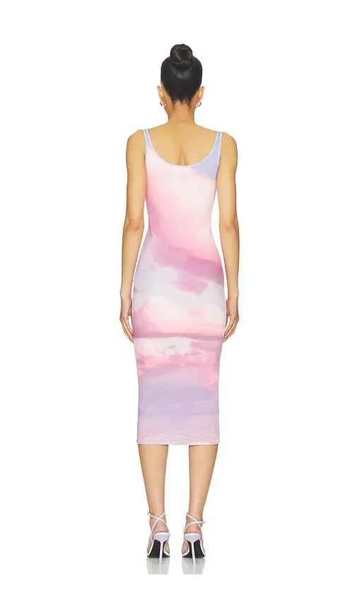 Blumarine Printed Jersey Dress