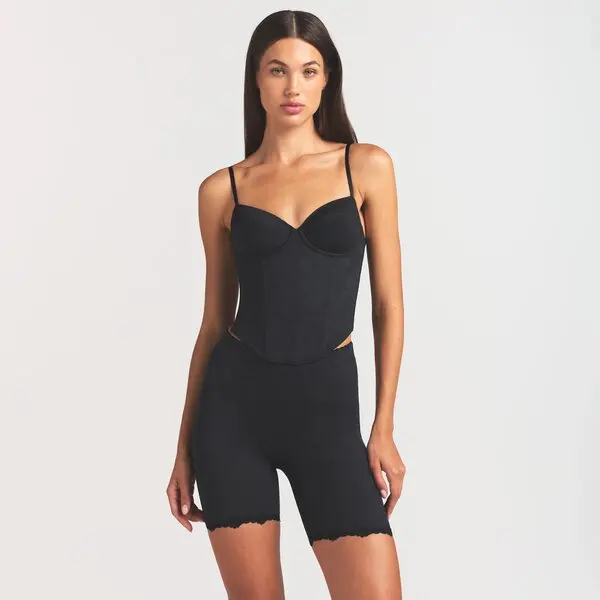 SKIMS Lace Shapewear Short - Onyx