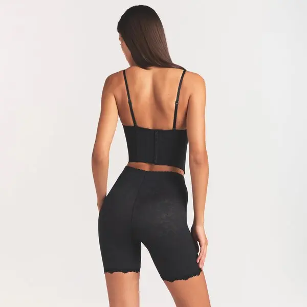 SKIMS Lace Shapewear Short - Onyx