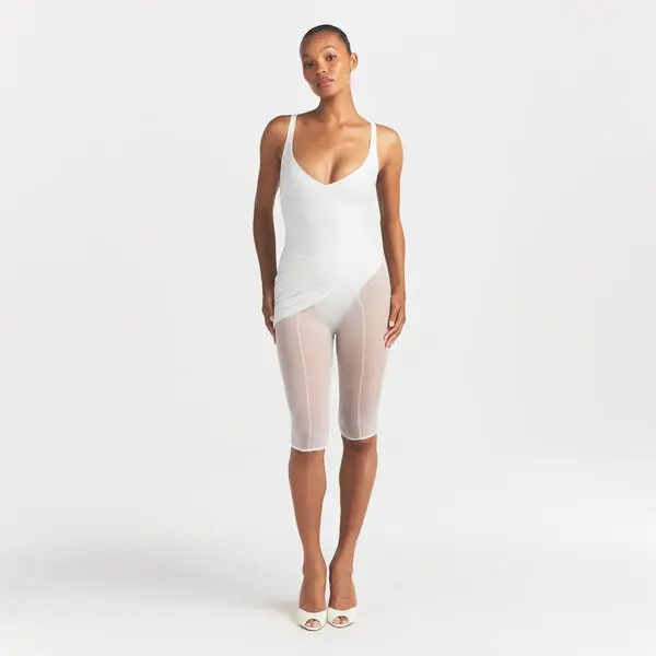 SKIMS Unlined Plunge Thong Bodysuit