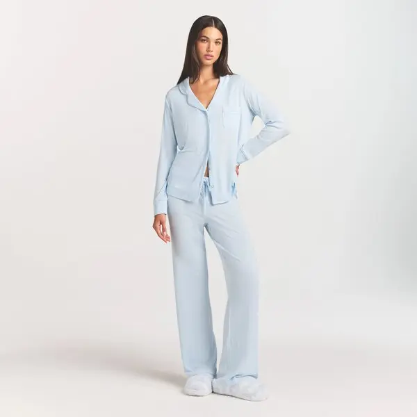 SKIMS Pajama Set | Blue | | Soft Lounge - Baby Blue