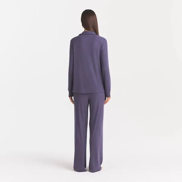 SKIMS Pajama Set | Blue | | Soft Lounge - Sleet