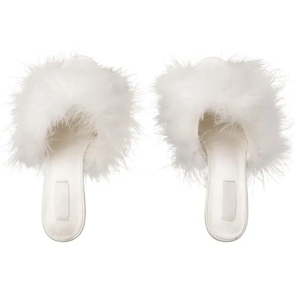 SKIMS Feather Kitten Heel - Ivory