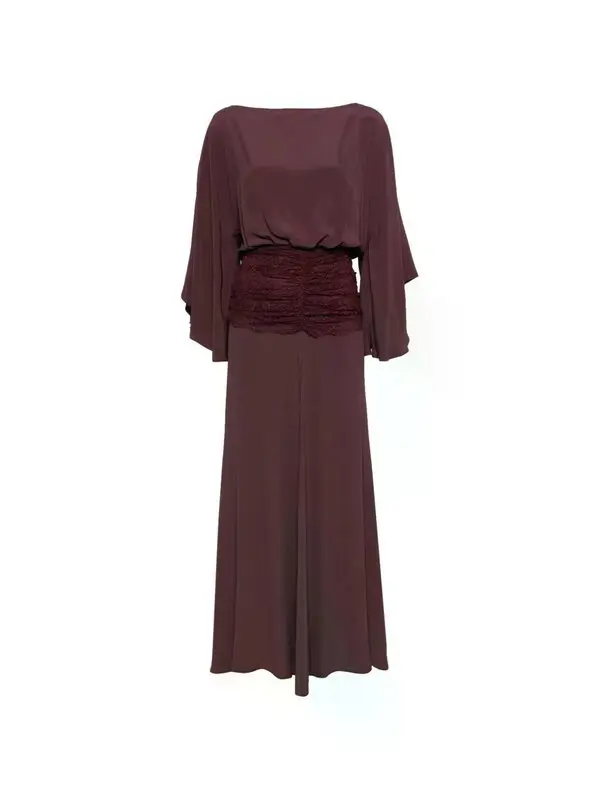 Pinko Gathe Maxi Dress - Red