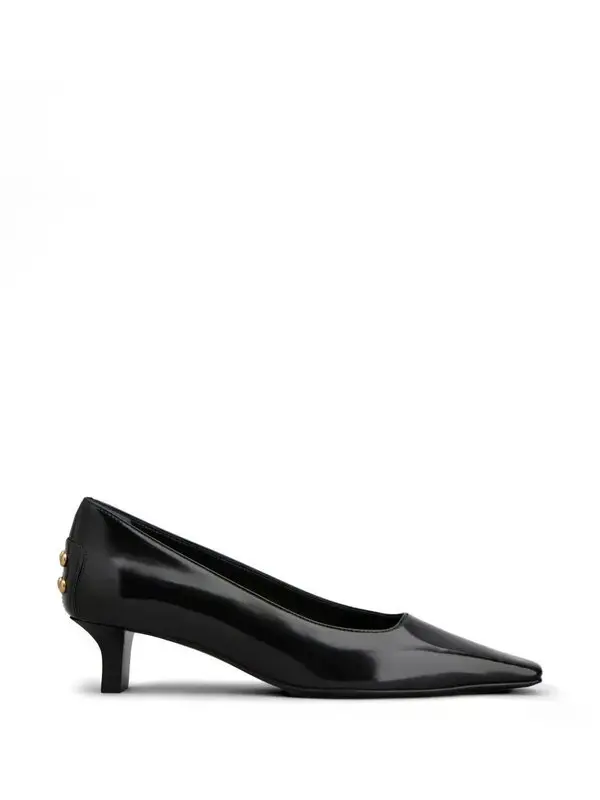 TOD'S Studded Leather Pumps - Black