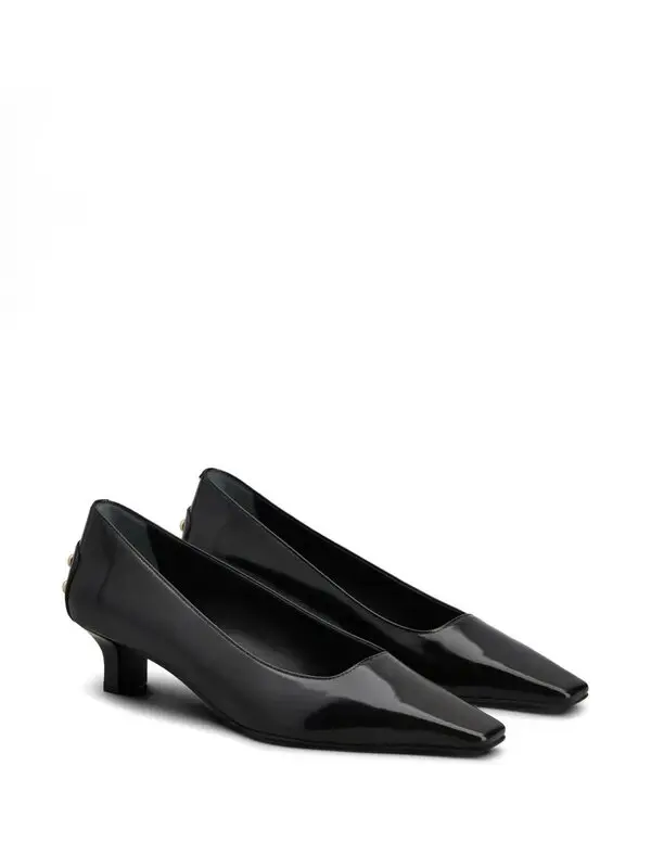 TOD'S Studded Leather Pumps - Black