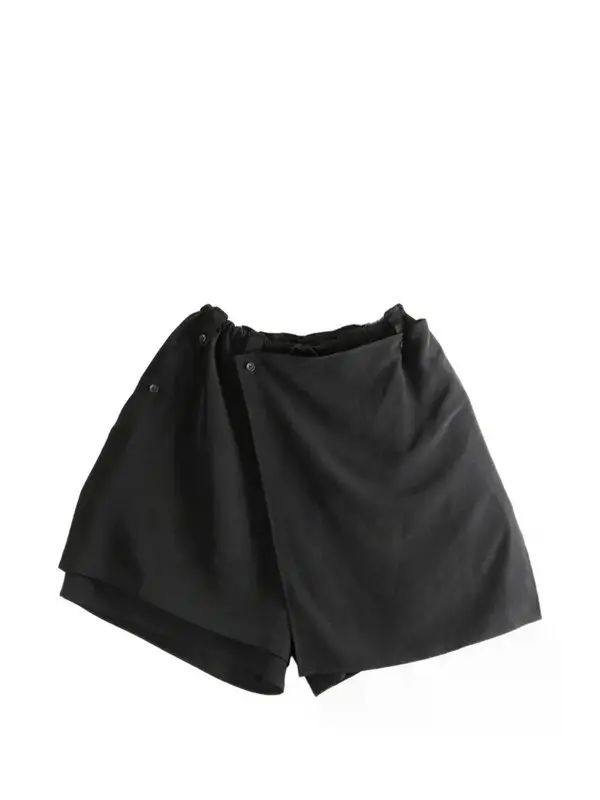 Yohji Yamamoto Button Draped Shorts