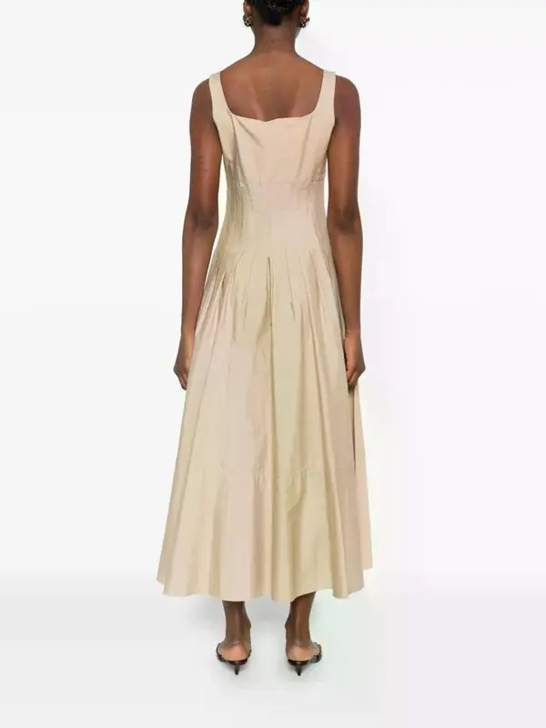 Max Mara Pleated Midi Dress