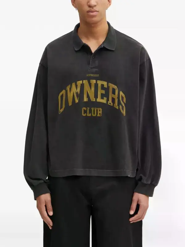 REPRESENT Owlettering Polo Shirt