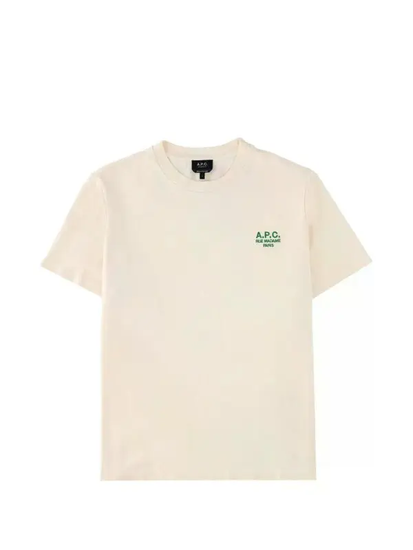 A.p.c. Logo Print T-shirt - Neutrals