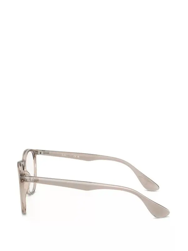 Ray-ban Erika Round-frame Eyeglasses - Neutrals