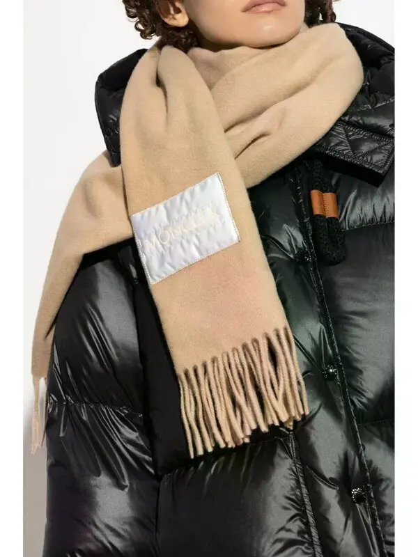 Moncler Logo-patch Scarf
