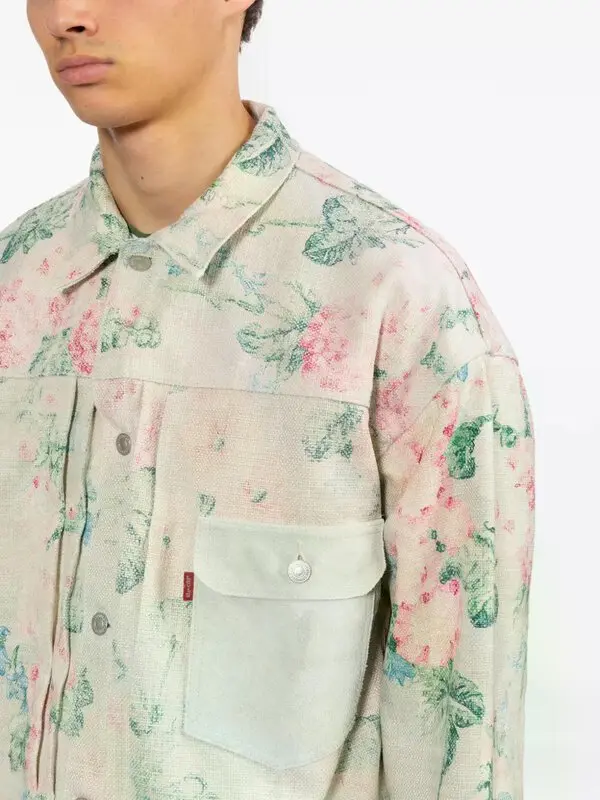 Junya Watanabe X Levi's Rose-print Jacket