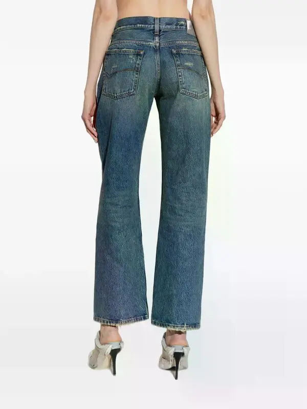Balenciaga Stonewashed-effect Jeans