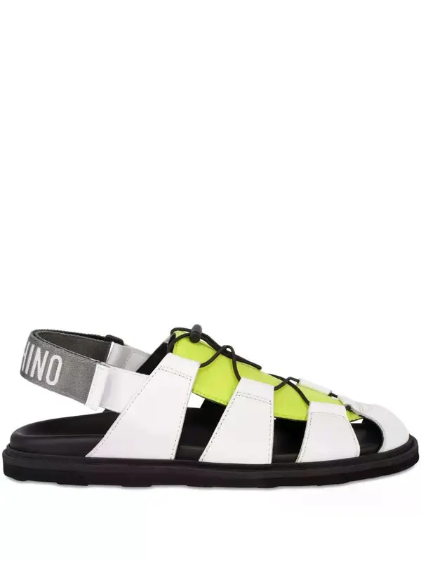 Moschino Cut-out Detailed Ankle-strap Sandals