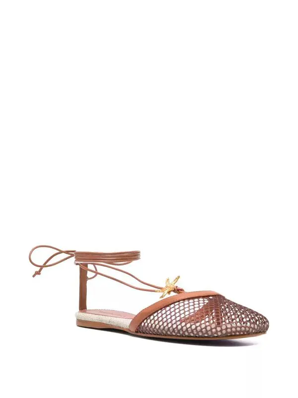 Farm Rio Starfish Lace-up Sandals